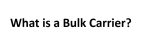 What is a Bulk Carrier? Types, Sizes, Cargoes, and Ship Chartering ...